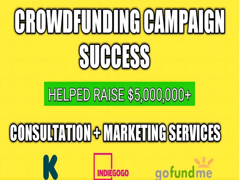 Be your crowdfunding marketer | Upwork