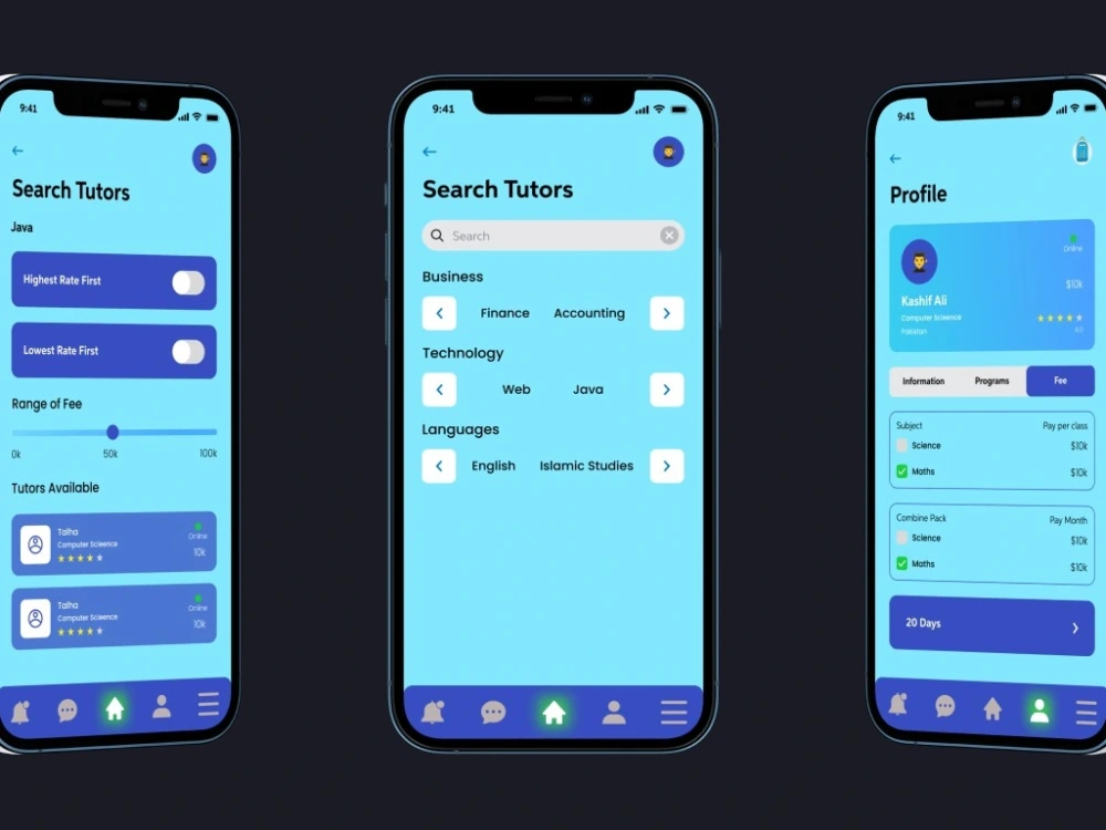 Professional UI UX design for web and mobile apps in Figma/xd | Upwork