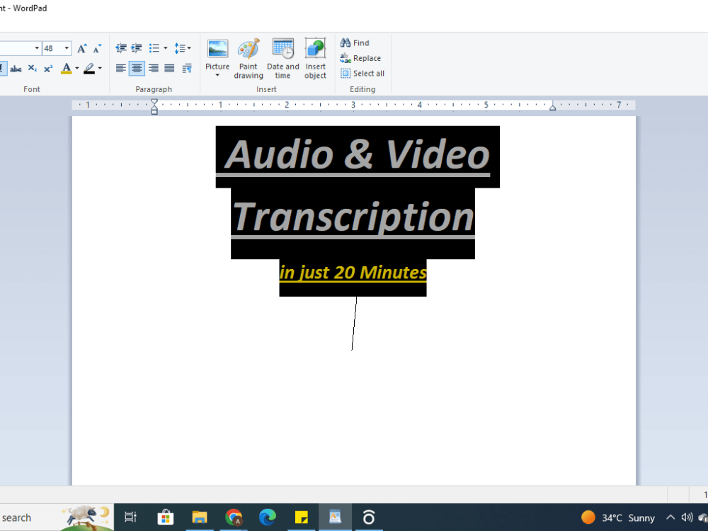 Fast Audio and Video transcription | Upwork