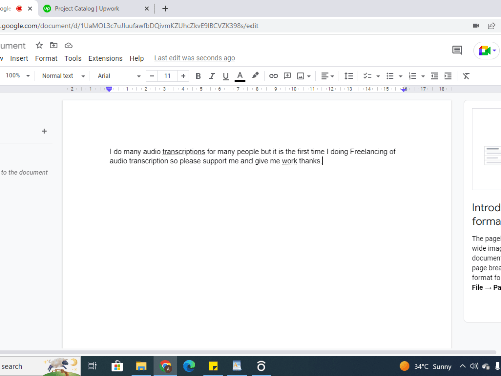 Fast Audio and Video transcription | Upwork