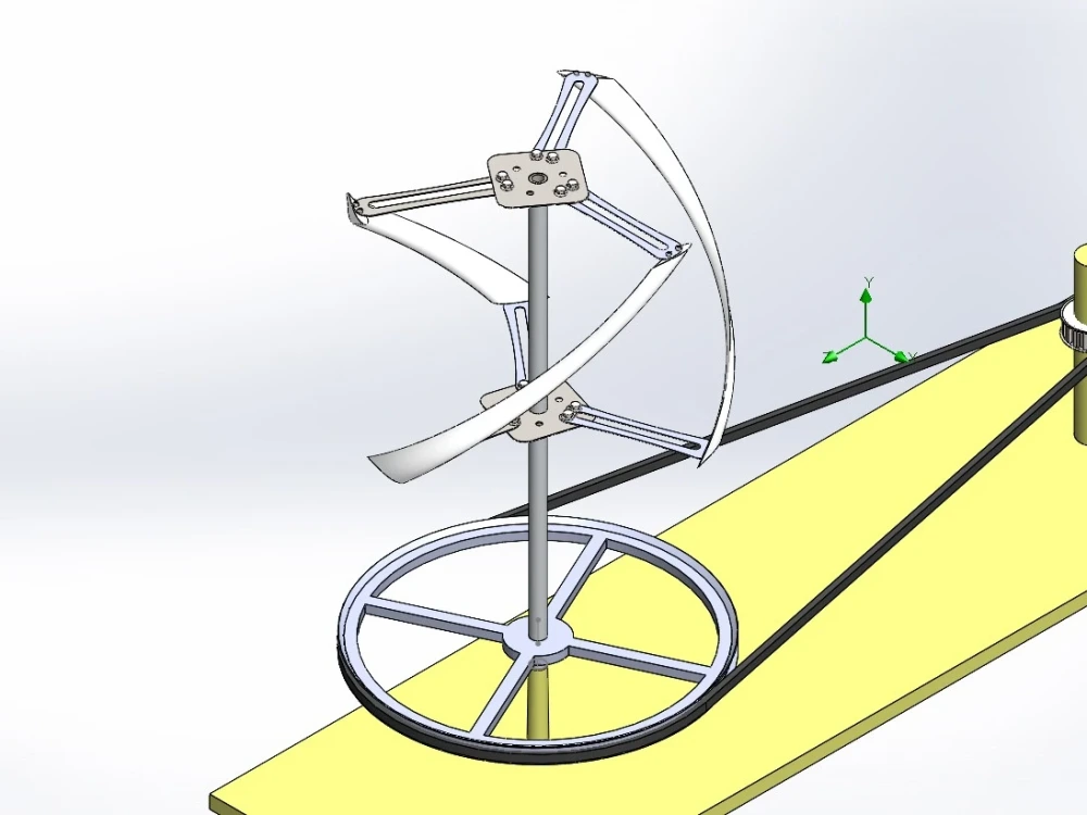 Optimized 3-blade Helical-Shaped Vertical Axis Wind Turbine | Upwork