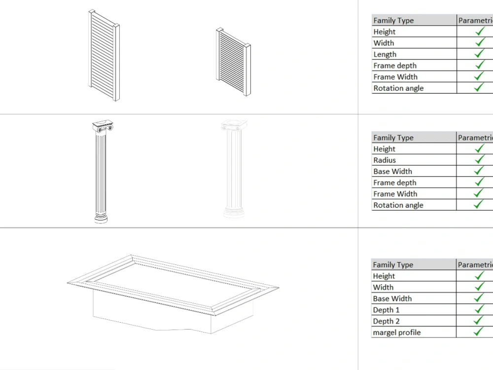 Model your 2d elements as revit parametric families | Upwork