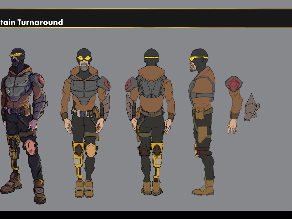 A professional character concept sheet | Upwork