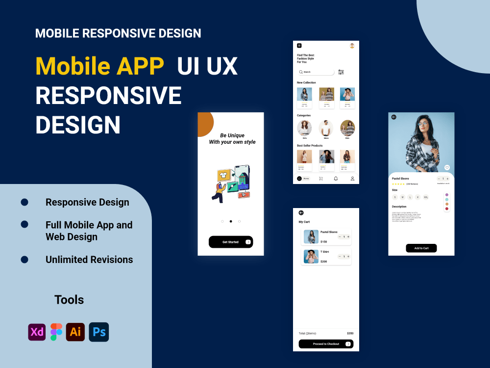 Ui ux design for your mobile and web | Upwork