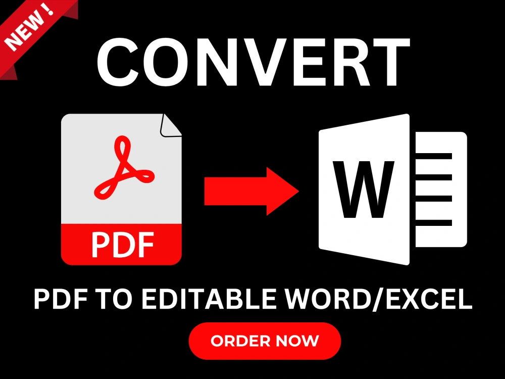 Convert PDF to Editable Word Document Or Excel | Upwork