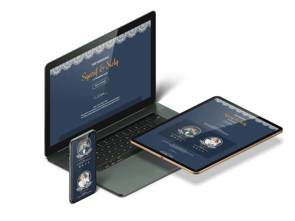 A responsive digital invitation for your wedding (via website) | Upwork