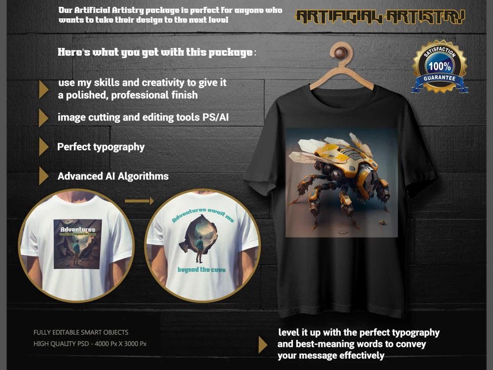 Innovative T-shirt Design with a Touch of Artificial Intelligence | Upwork