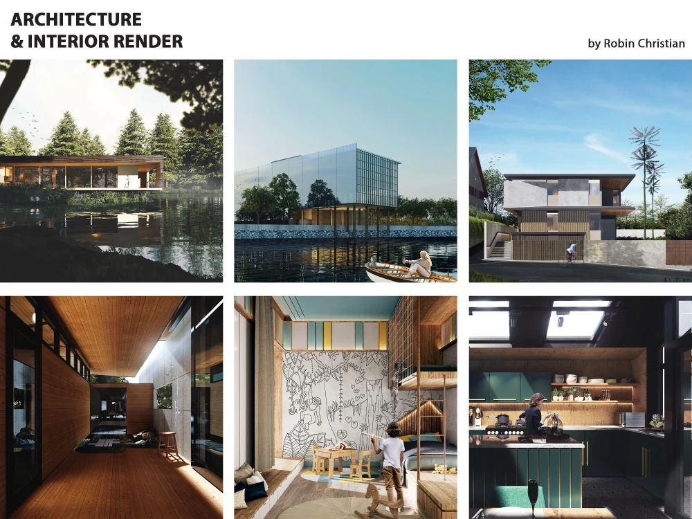 A amazing realistic architecture and interior renders | Upwork