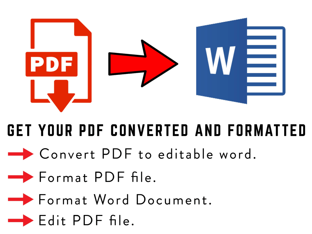 Get your files converted to Word with accuracy and precision. | Upwork