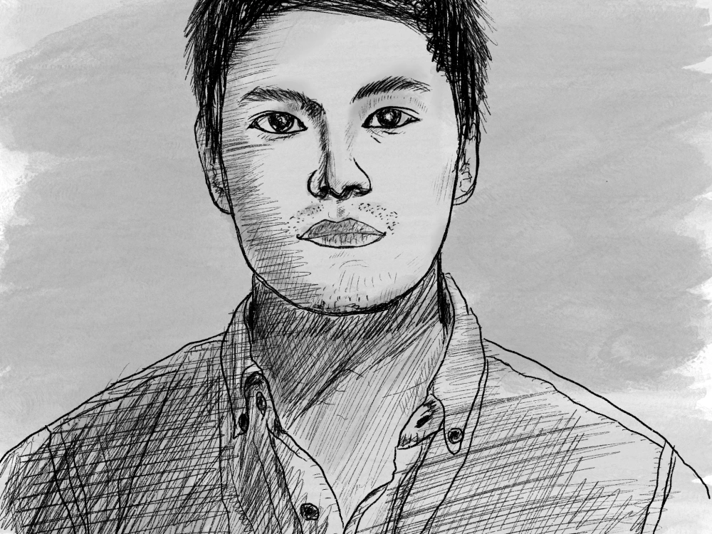 A personal portrait drawing of yourself with my illustration style | Upwork