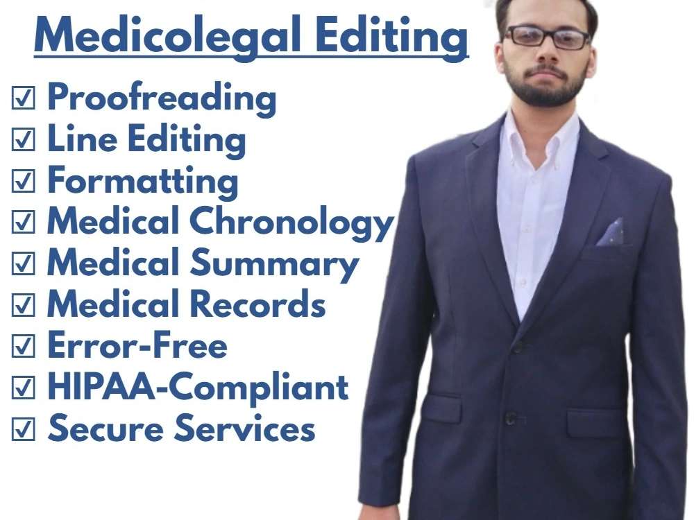Medicolegal Report Editing and Formatting by a Medical Doctor (MD, MBBS ...