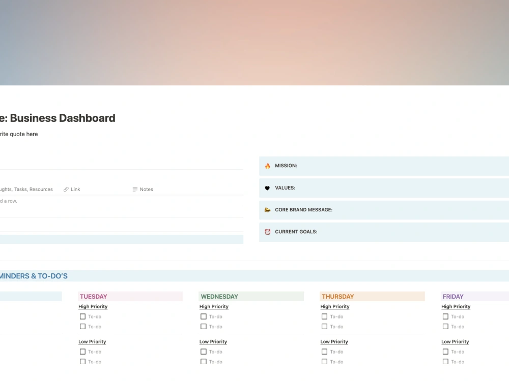 A custom full workspace built in Notion | Upwork
