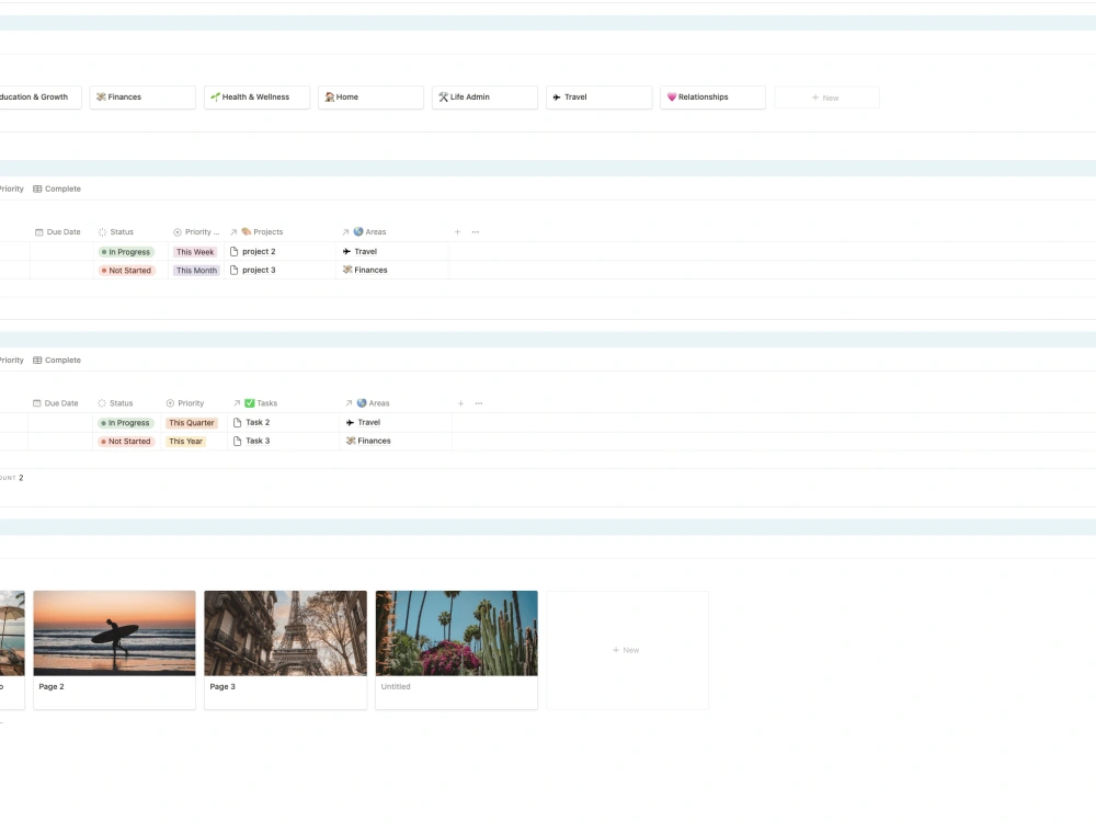 A custom full workspace built in Notion | Upwork
