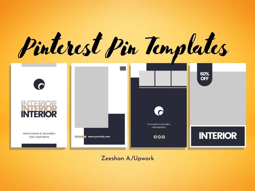 50 Professional Pinterest Pins and graphics for your Pinterest profile ...