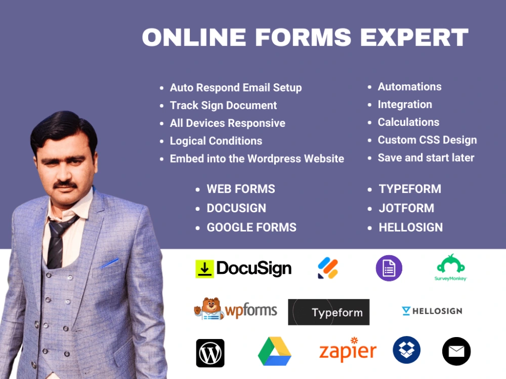 An attractive user-friendly Jotform form designed | Upwork