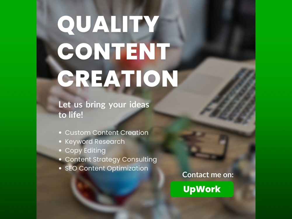 Professional writing content creation services | Upwork