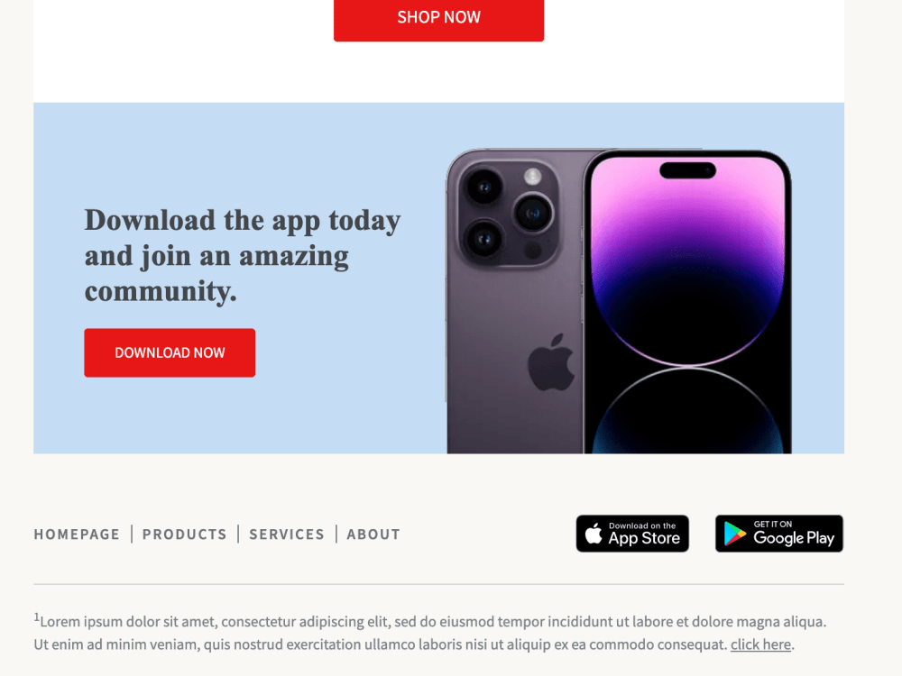 A professionally developed, responsive HTML email template | Upwork