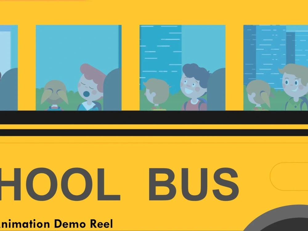 A 1-minute 2D flat motion animation for Kids using free vector graphics ...