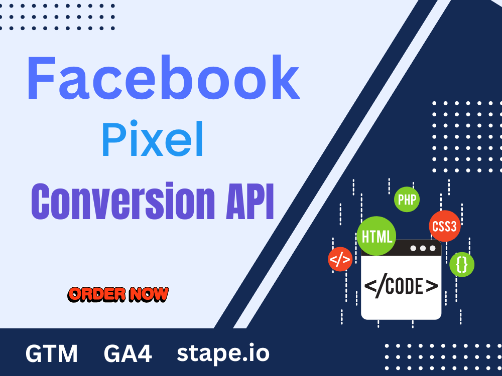 Facebook Pixel Conversion API Server Side Tracking with GTM and GA4 | Upwork