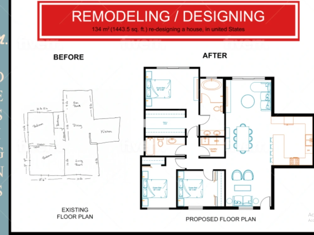 I redesign your floor plan for more efficiency | Upwork