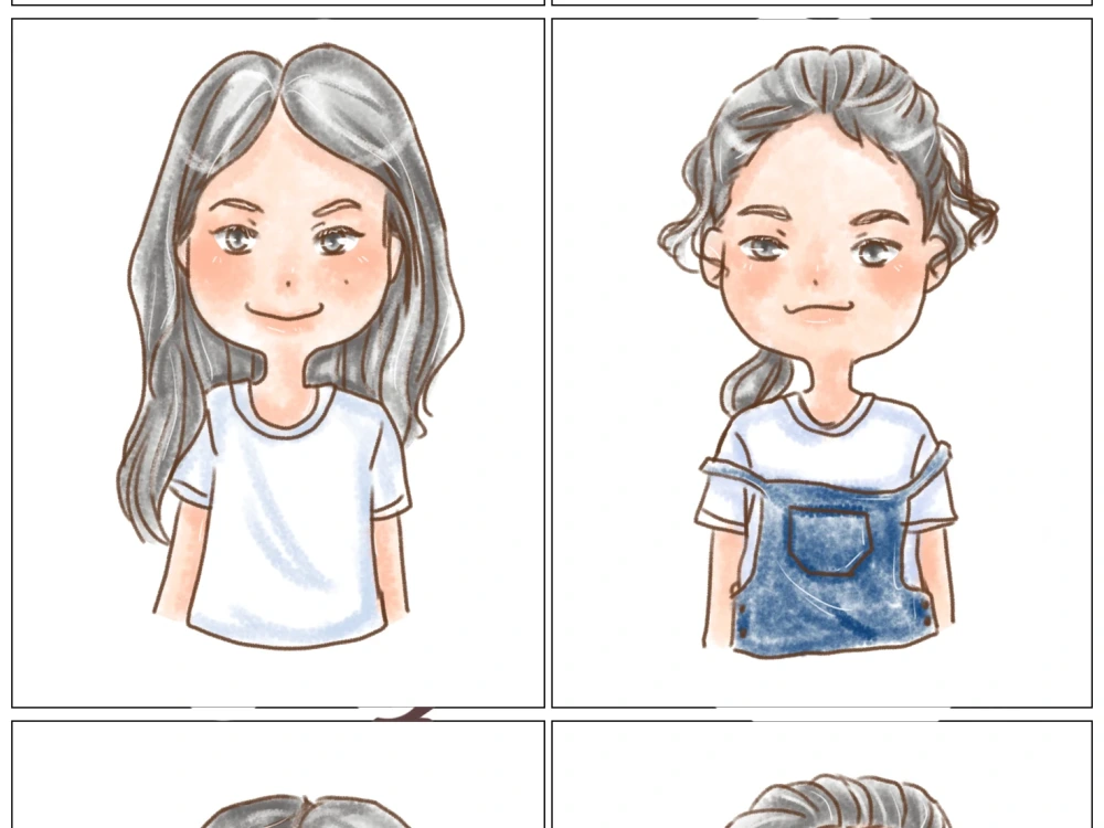 A stylish and cute personalised drawn avatar | Upwork
