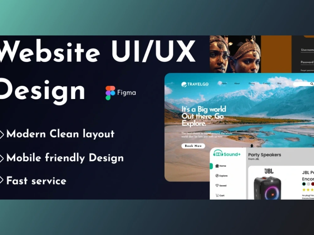 A clean website ui/ux design | Upwork