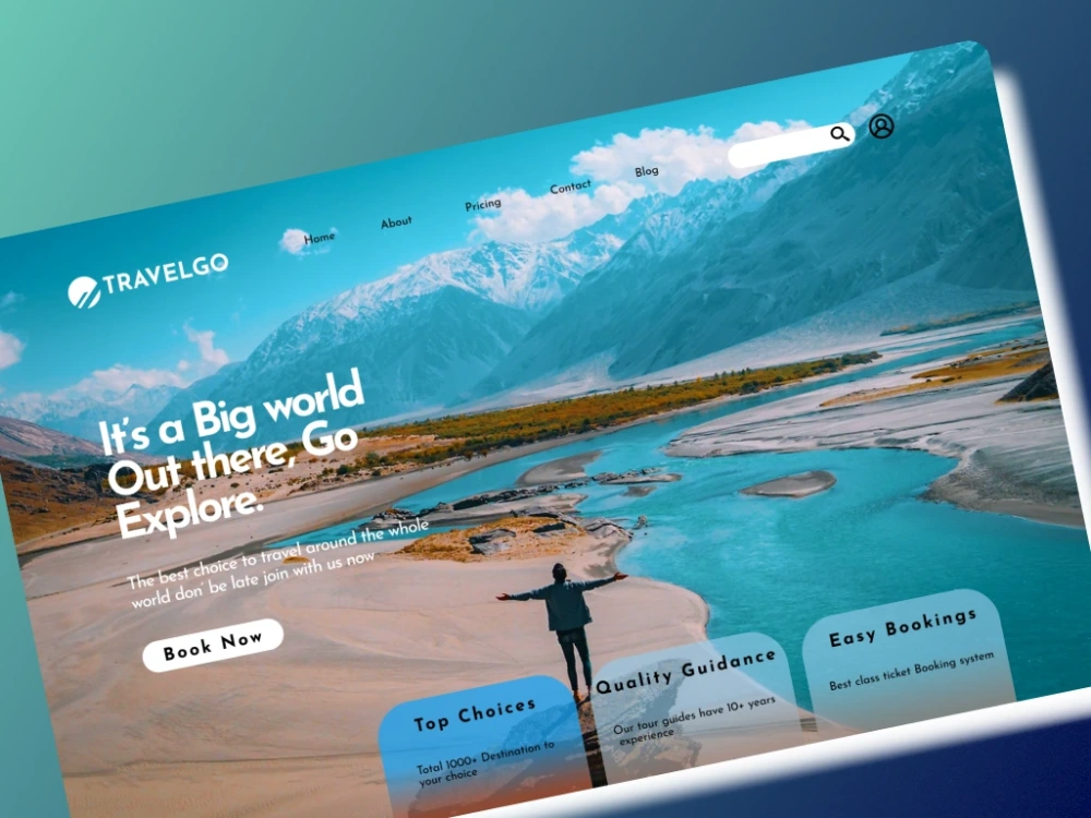 A clean website ui/ux design | Upwork
