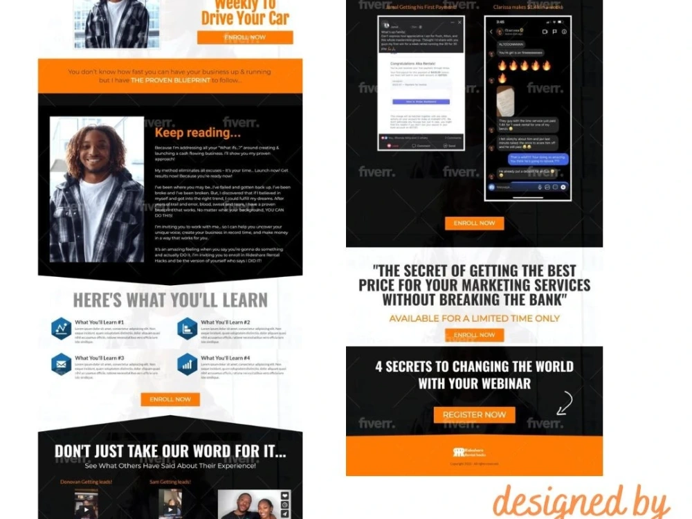Godaddy website design, godaddy website redesign, godaddy landing page ...