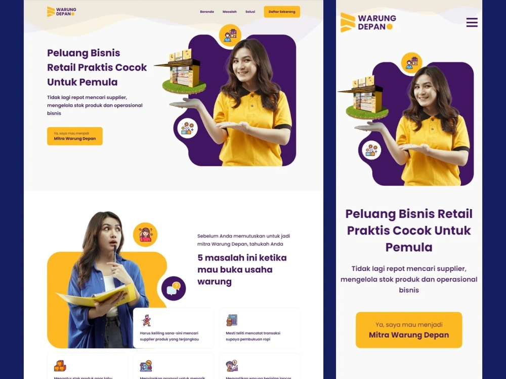 Modern and Unique Landing Page design | Upwork