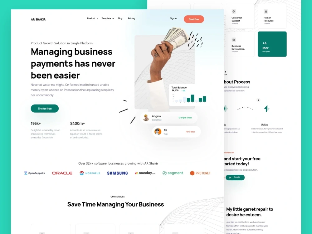 Responsive Website UX/UI design, Web UI | Landing page design in XD | Figma | Upwork