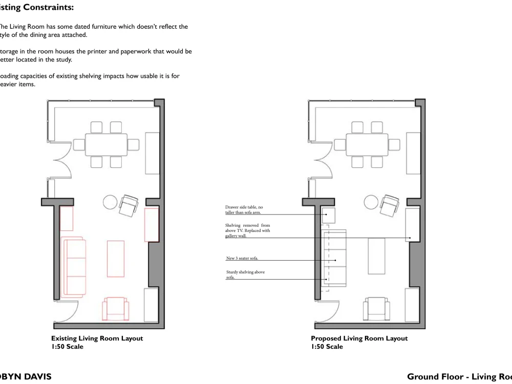 An interiors concept design and floor plans | Upwork