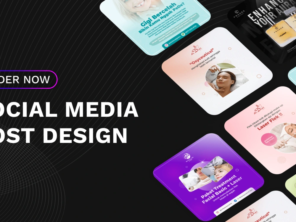 Design unique social media post facebook post ads instagram ads in ...