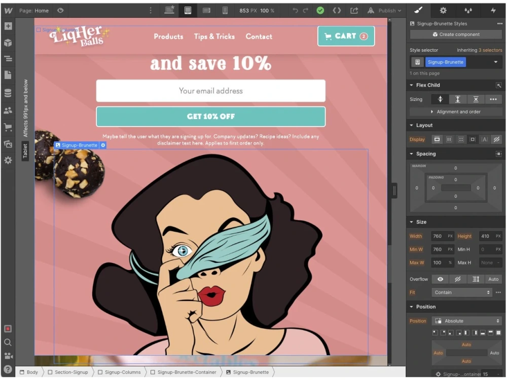 An expertly crafted Webflow page or site based on your Figma design | Upwork