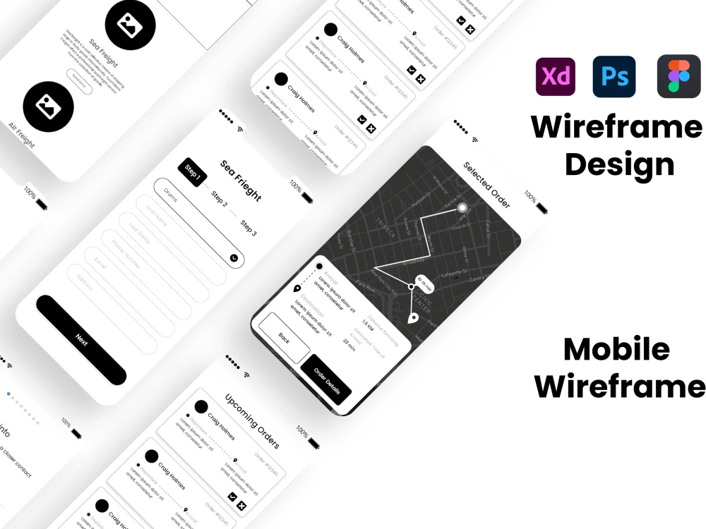 UI UX Design of Mobile app in figma, adobe xd for android ios flutter ...