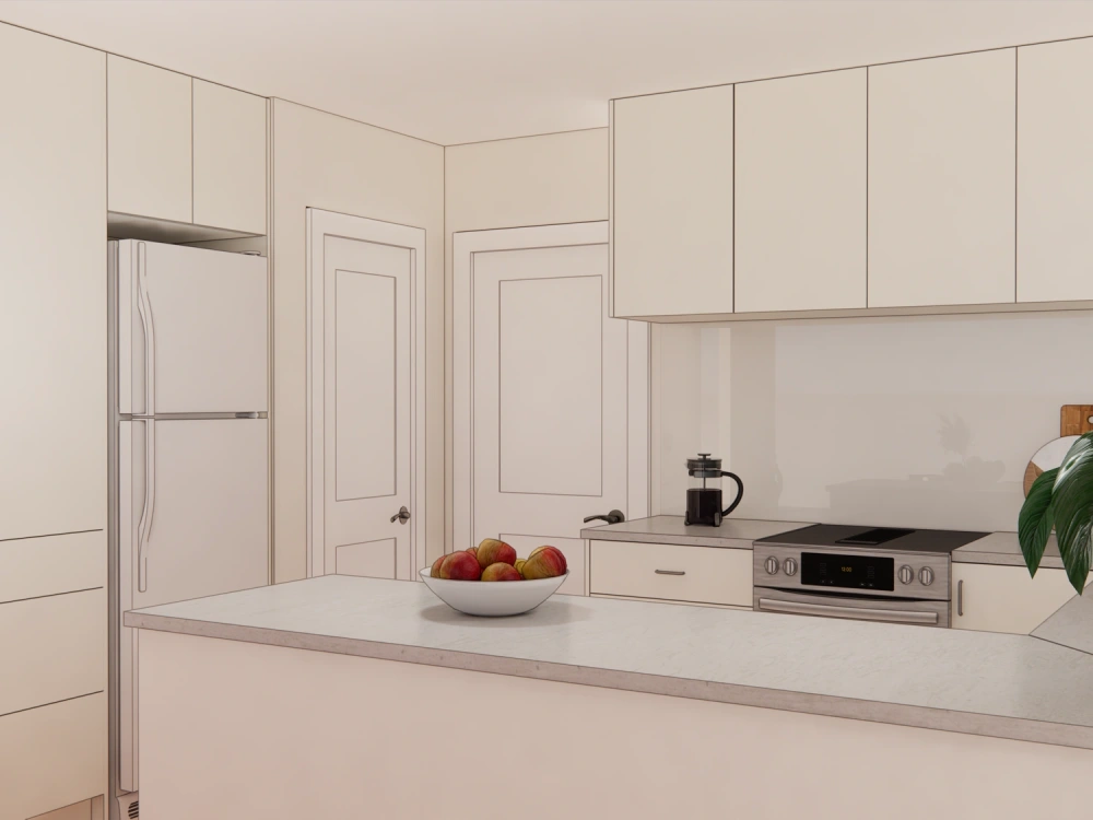 Kitchen Design Plan with 3D Photorealistic Renders | Upwork