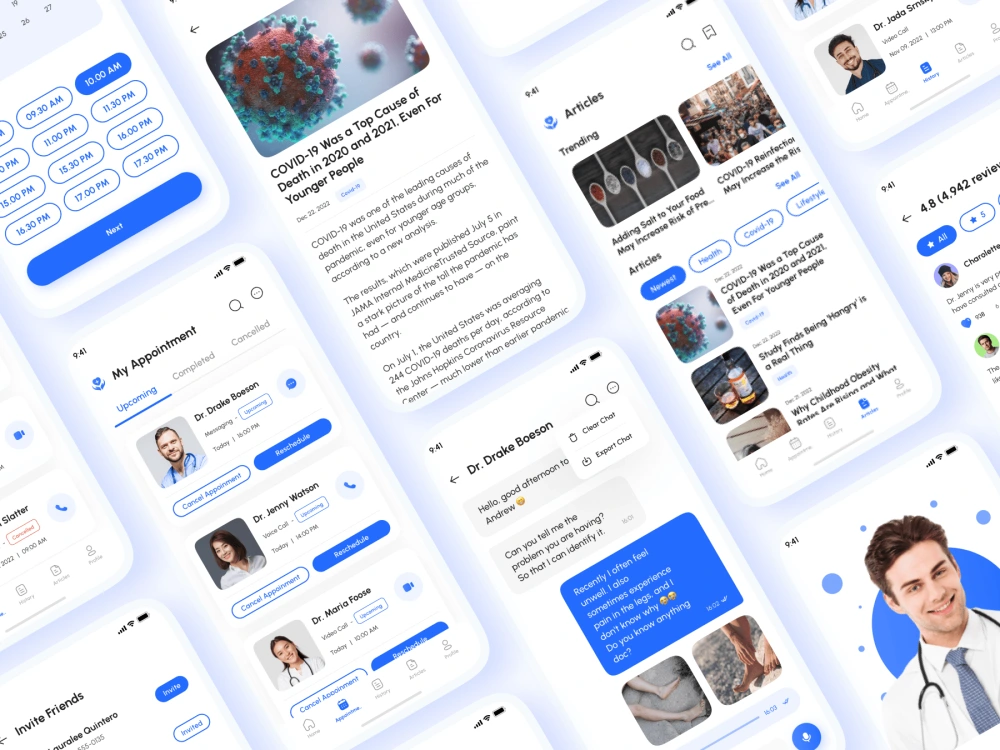 A complete mobile app for health (Healthtech) | Upwork