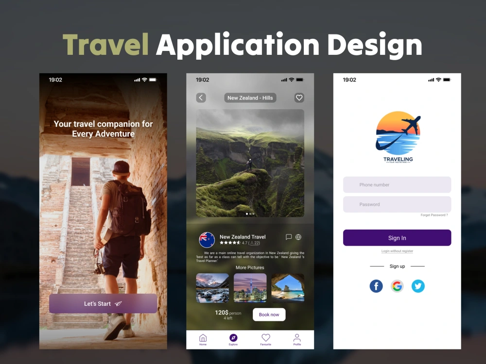 An trendy, minimalist, awesome UI/UX design for your business | Upwork