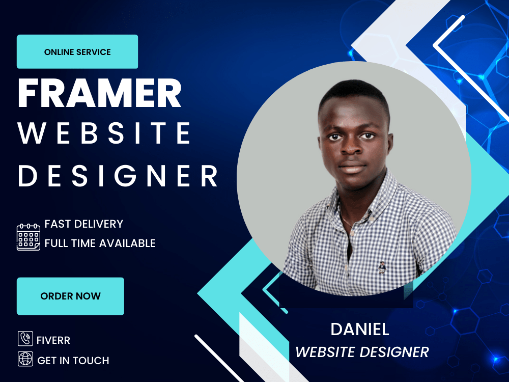 Framer template customization, Figma to Framer design and Framer ...