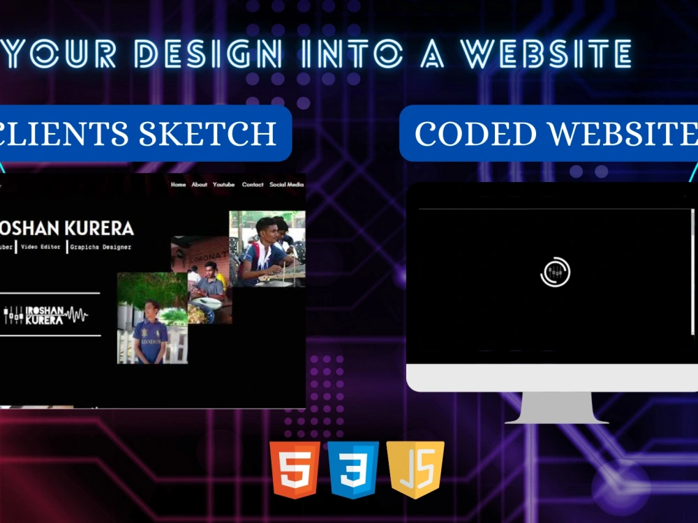 A Fantastic Website coded from your design | Upwork