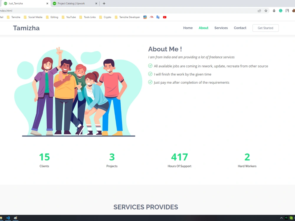 Your customized website from your custom Template | Upwork