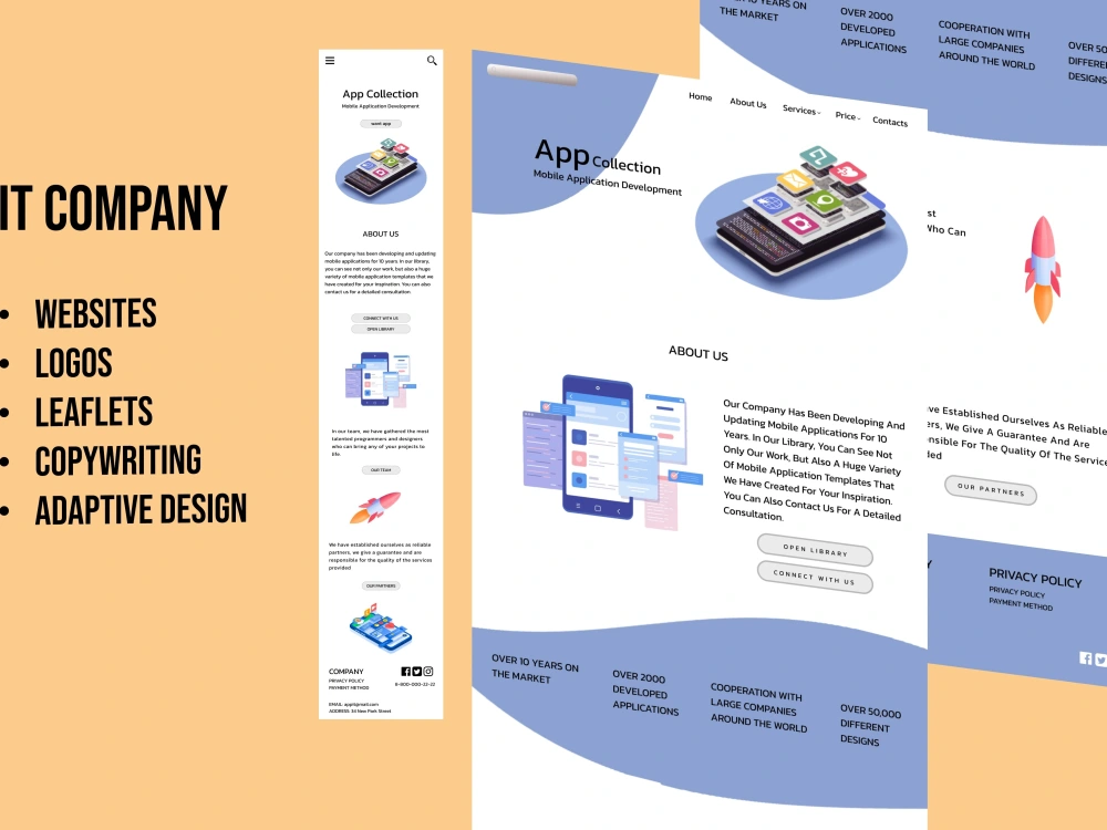 A beautiful and selling website design + selling text | Upwork