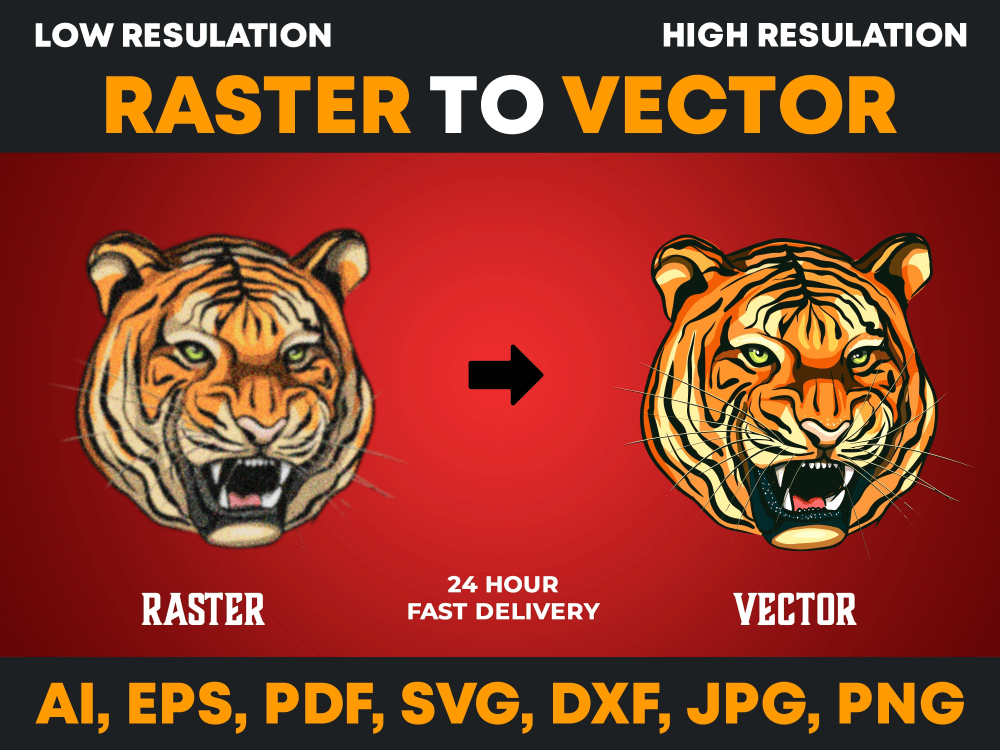 Vector tracing, vectorizing images, convert raster logo to vector logo ...