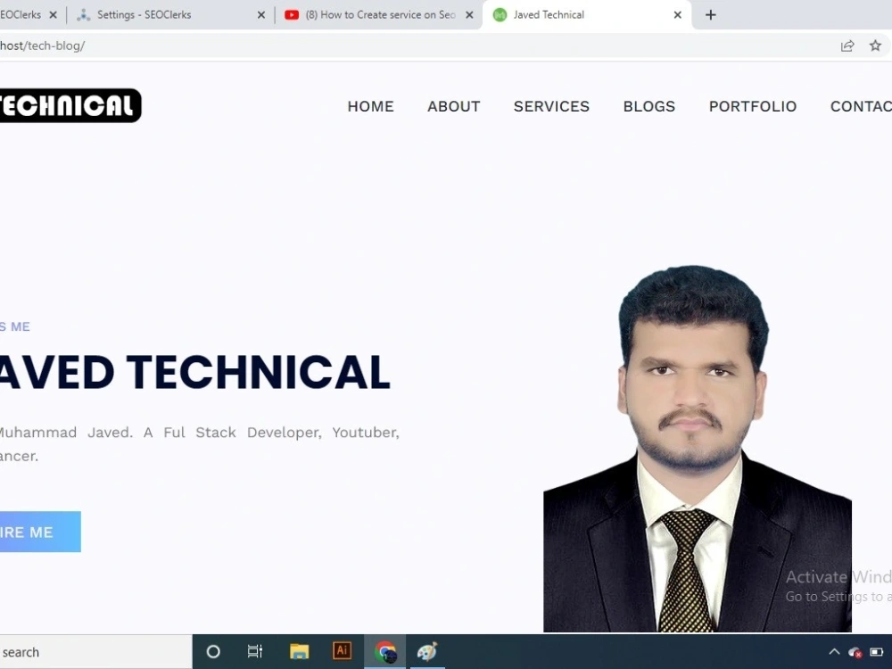 Design and developed modern responsive website with HTML,CSS,PHP ...