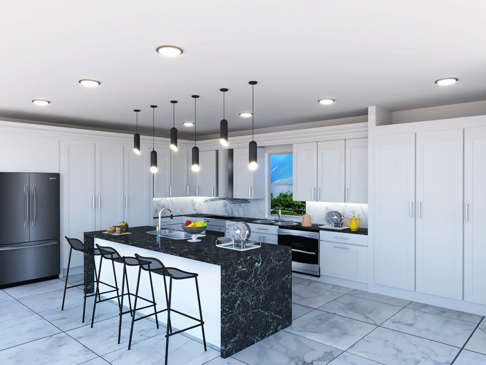 Interior design,3d rendering for kitchen, cabinet design | Upwork