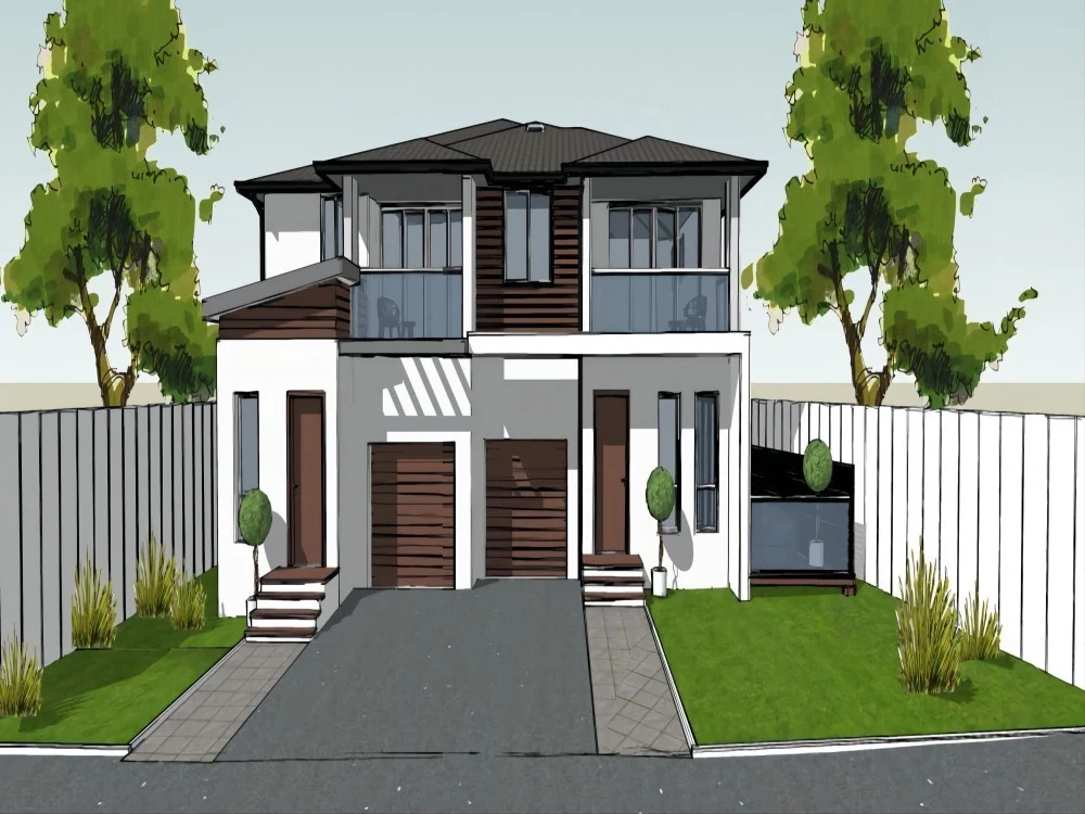 An exquisite and professionally detailed house sketch | Upwork