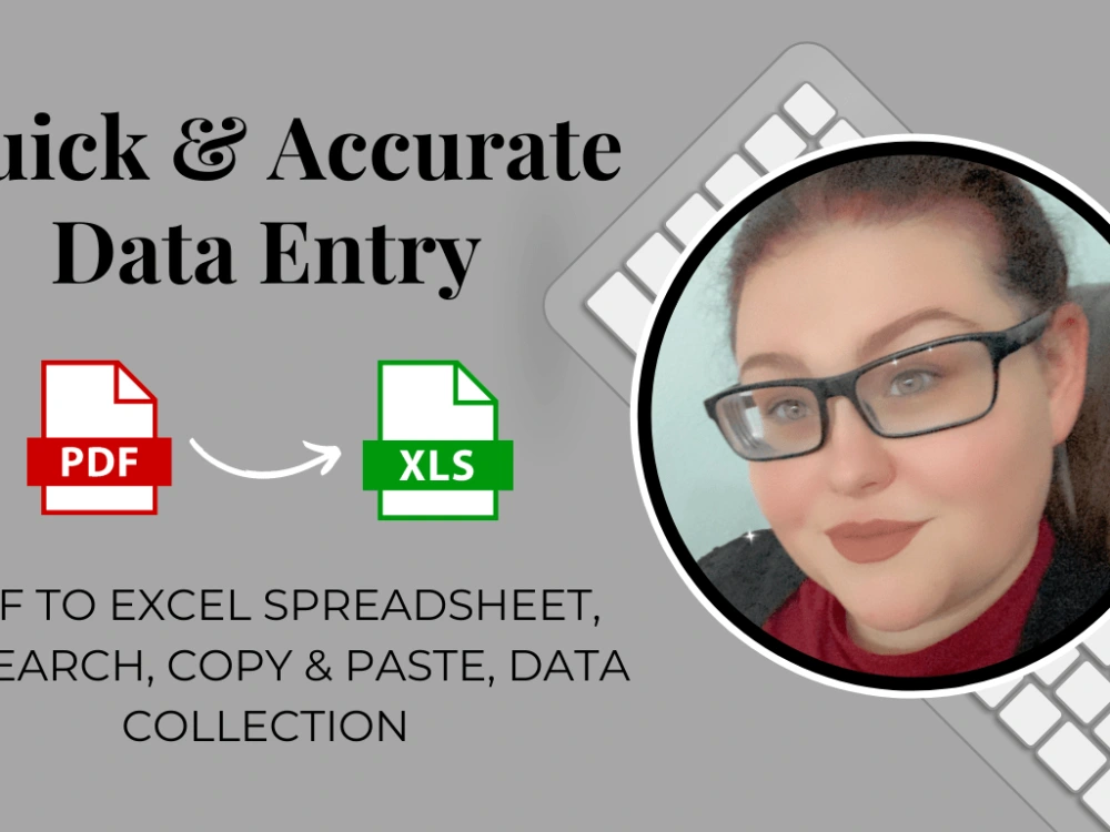 Accurate and quick data entry | Upwork