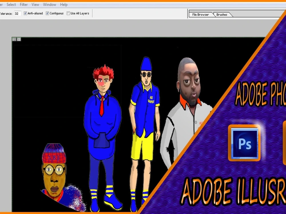 A fantastic 2d character design, game background, 2d animation, asset ...