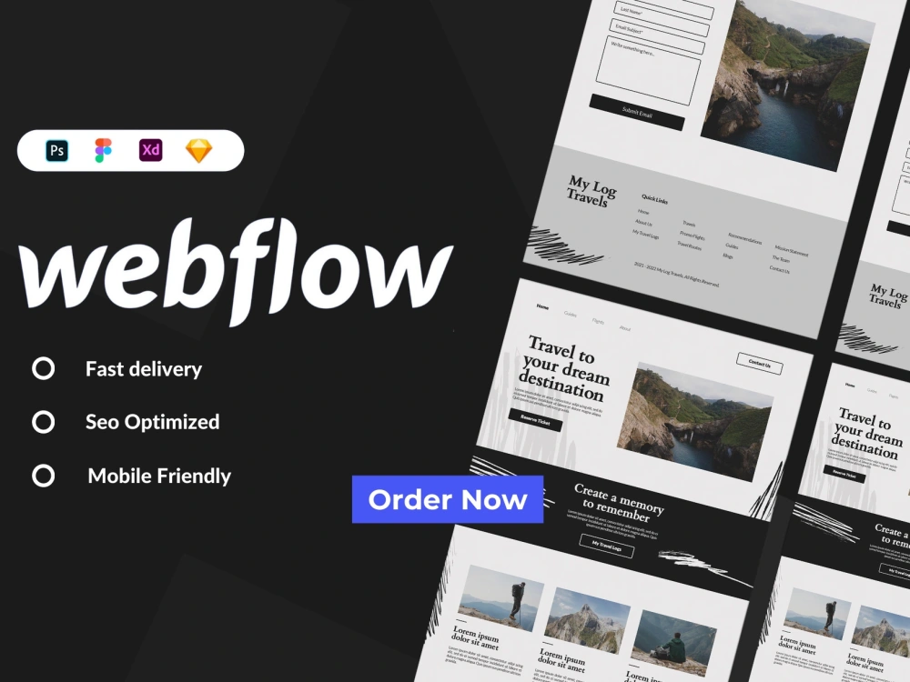 Develop or design webflow website, Figma to web flow expert | Upwork