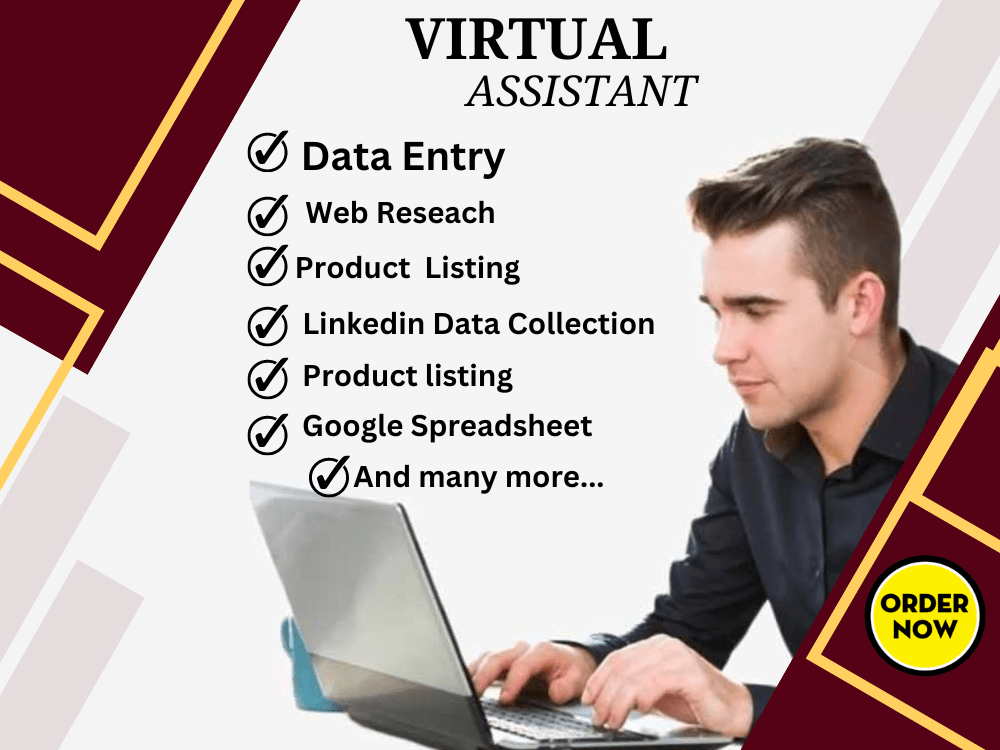 A 100% good works for $5 per hour as your virtual assistant | Upwork