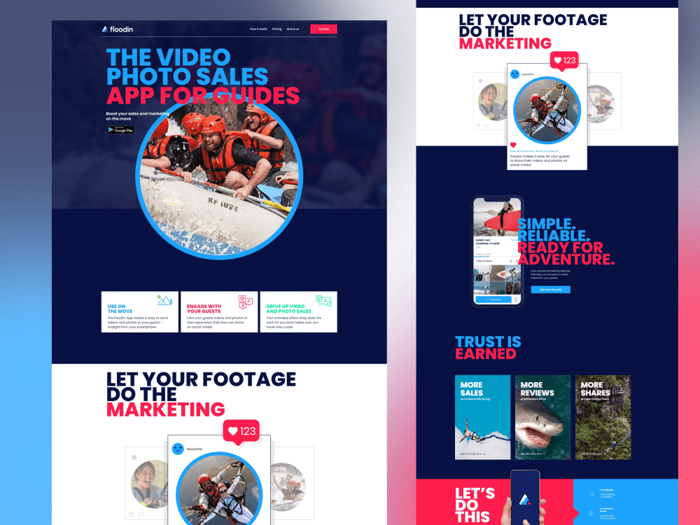 Web landing page development | Upwork